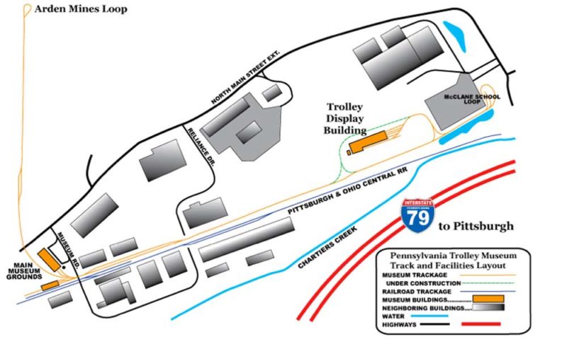 Museum Site Maps - PA Trolley Museum
