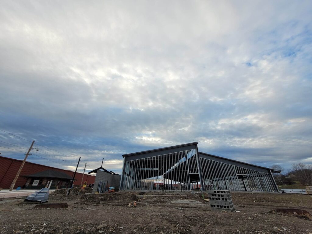 New Building Updates: October-December - PA Trolley Museum